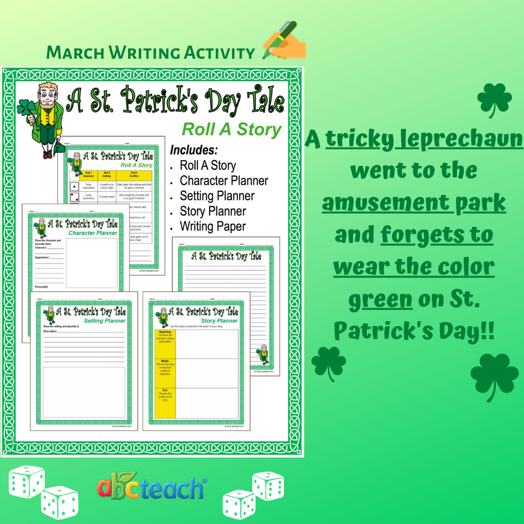 A Pot of Golden Worksheets for St. Patrick's Day! | abcteach Blog