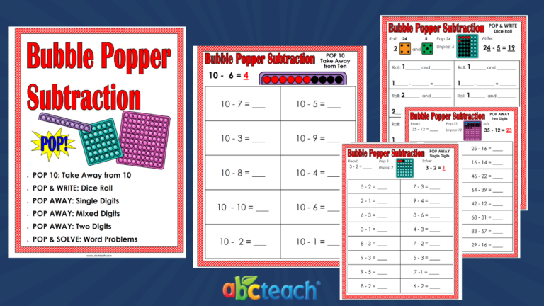 Bubble Popper Activities | abcteach Blog