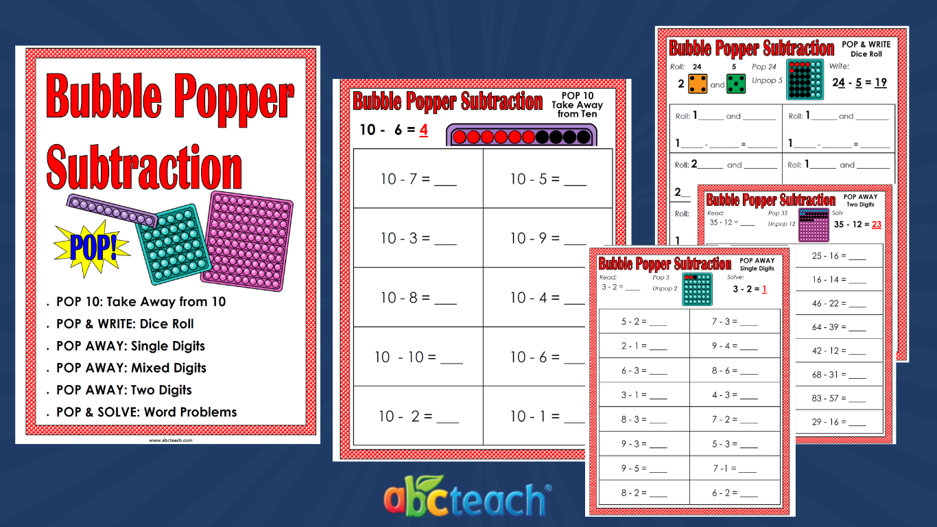 Bubble Popper Activities | abcteach Blog